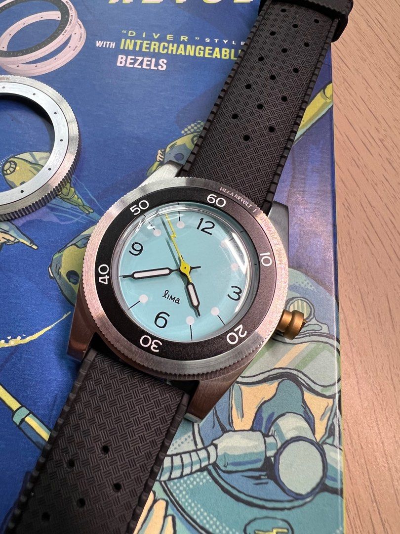 LIMA Diver Watch Tiffany Blue not Submariner, Luxury, Watches on Carousell