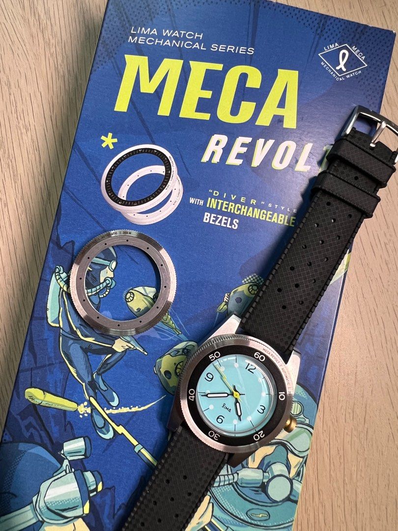 LIMA Diver Watch Tiffany Blue not Submariner, Luxury, Watches on Carousell