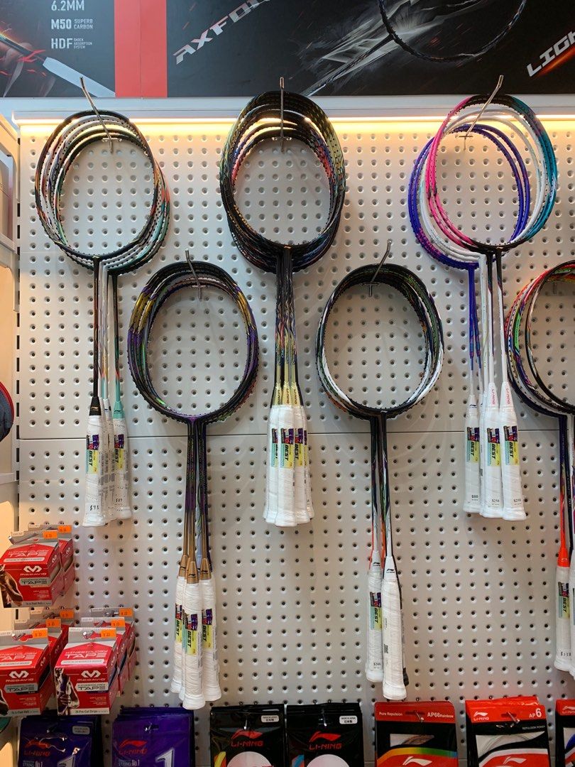 Lining Axforce 100 (3U and 4U) Unstrung, Sports Equipment, Sports ...