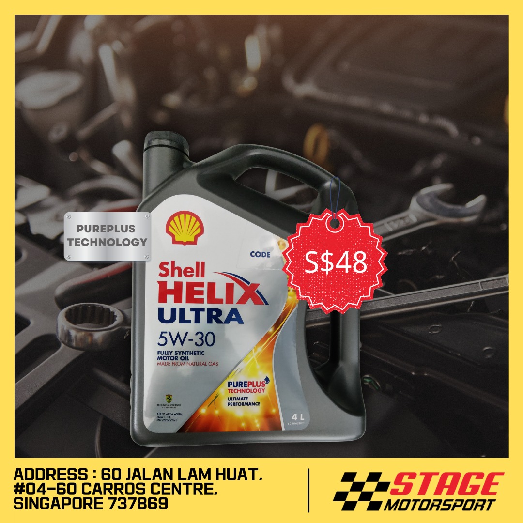 Shell Ultra 5W-40, 5W-30 JDM package car servicing promotion with free ...