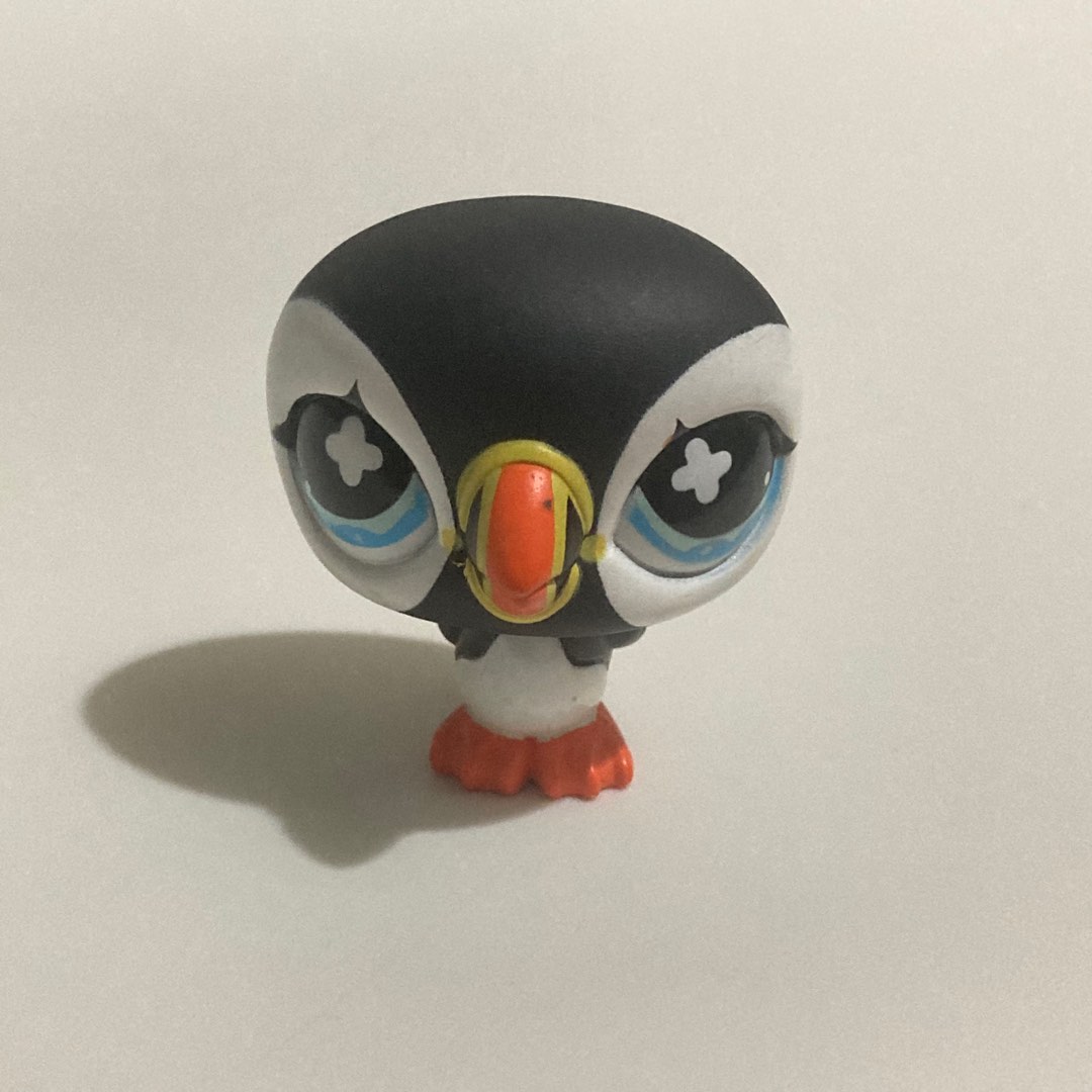 Littlest Pet Shop LPS Black Puffin Penguin #654 on Carousell