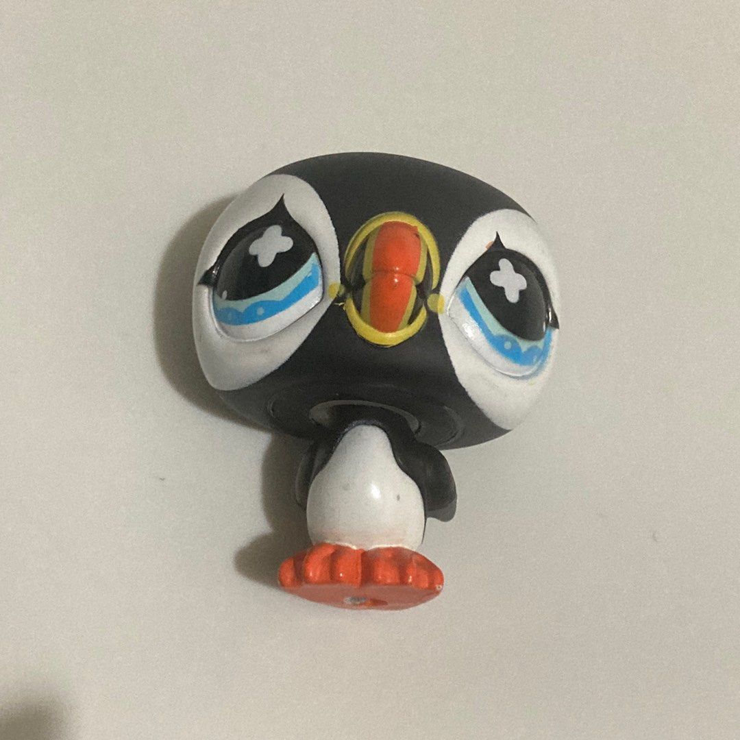 Littlest Pet Shop LPS Black Puffin Penguin #654 on Carousell