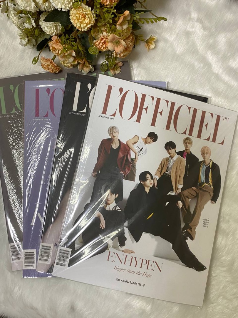 L'Officiel ENHYPEN Magazine Merchandise, Hobbies & Toys, Books ...