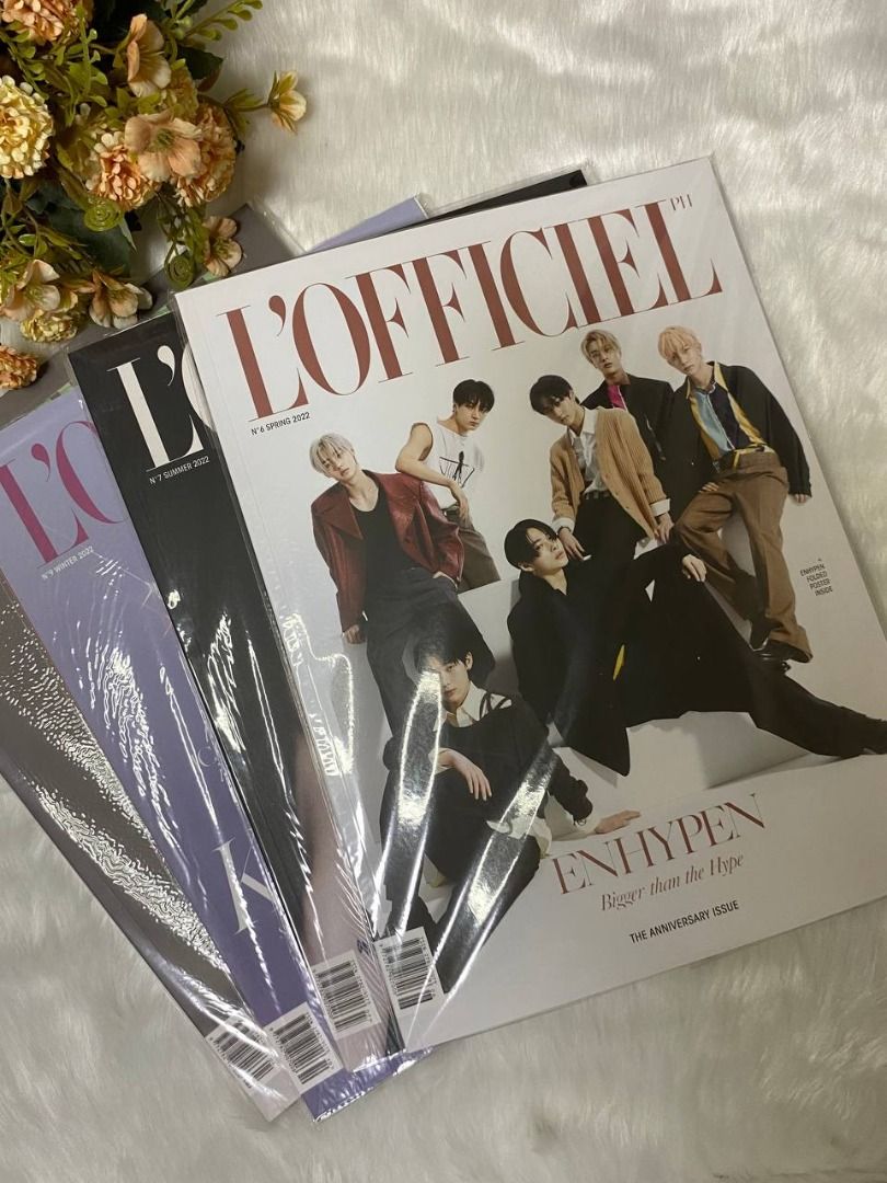 L'Officiel ENHYPEN Magazine Merchandise, Hobbies & Toys, Books ...