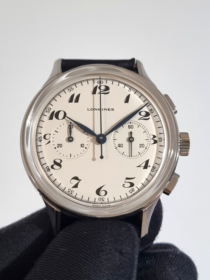 LONGINES HERITAGE CHRONOGRAPH BREGUET NUMERALS CHRONO 1946 L28274730 ...