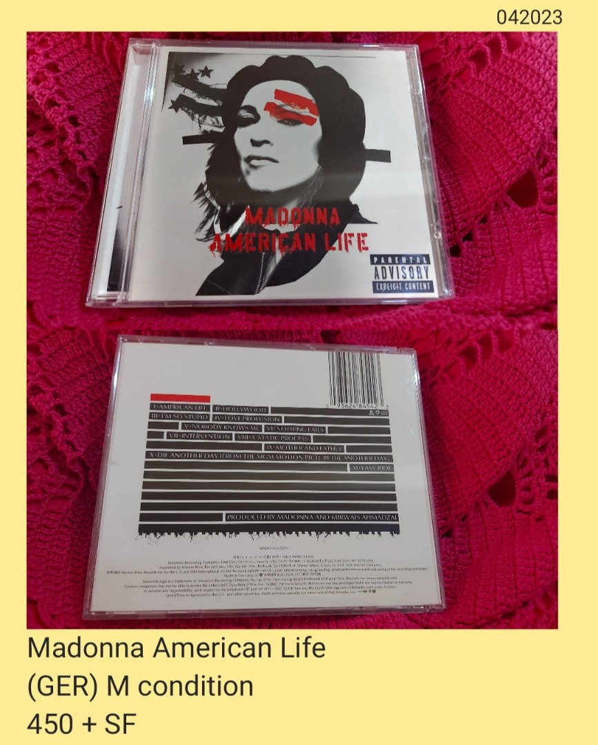 Madonna American Life CD (unsealed), Hobbies & Toys, Music & Media, CDs ...