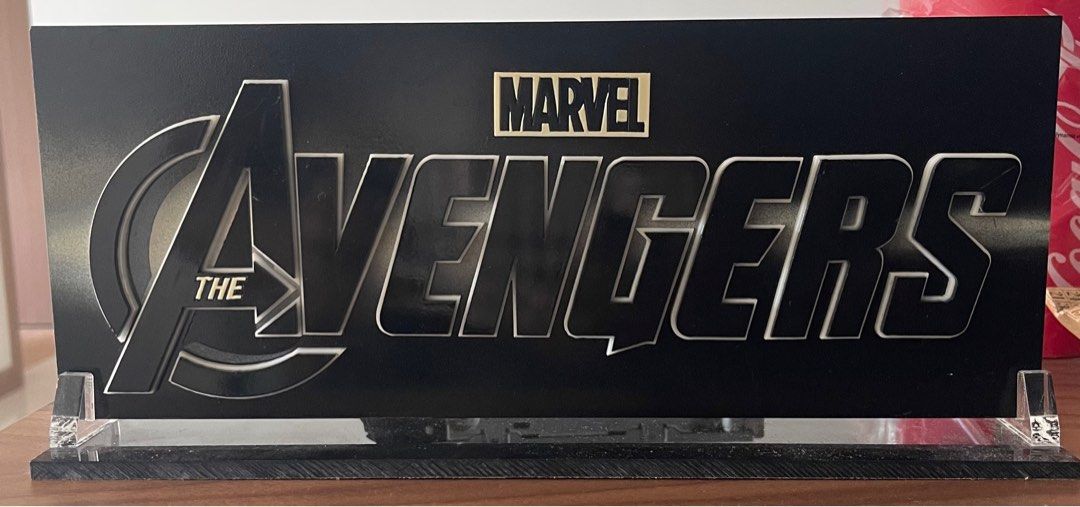 Marvel Avengers Acrylic Sign, Hobbies & Toys, Toys & Games on Carousell