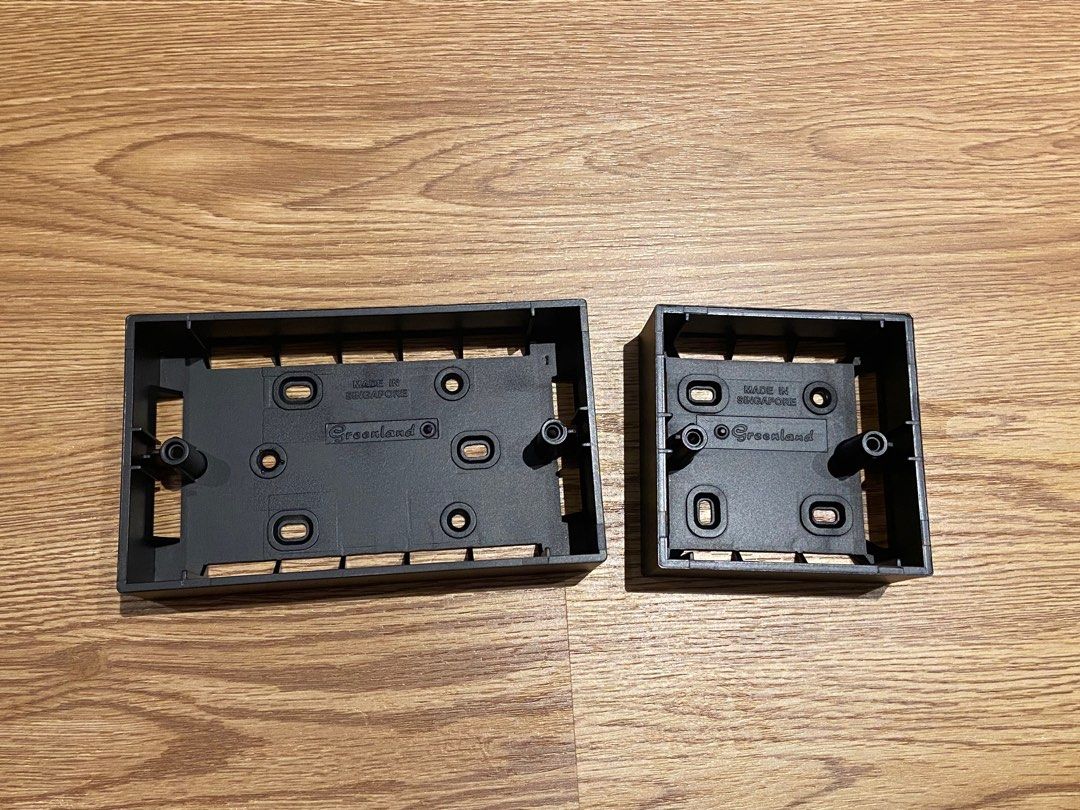 Matt Black Mounting Box (Legrand compatible), Furniture & Home Living ...