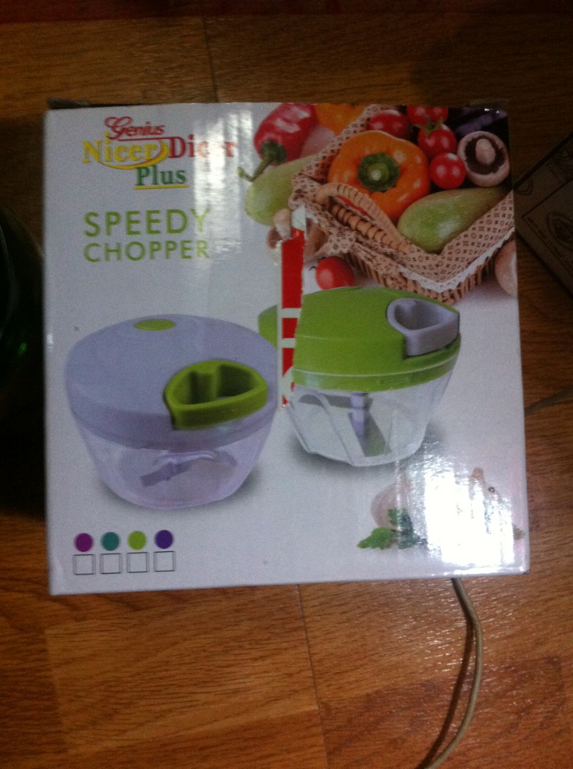 Genius Nicer Dicer and Speedy Chopper & Free Glass Food Storage. on ...