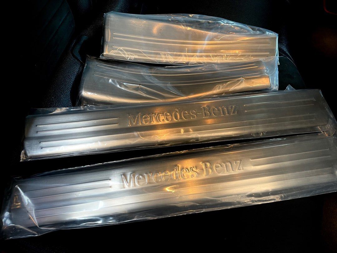 Mercedes CLA,GLA Stainless Steel Scuff Plate, Car Accessories ...