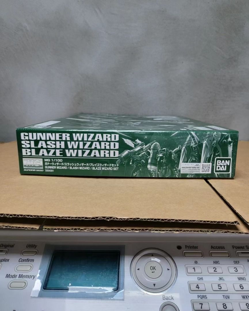 MG 1/100 GUNNER WIZARD SLASH WIZARD BLAZE WIZARD SET, 興趣及遊戲, 玩具 & 遊戲類 ...