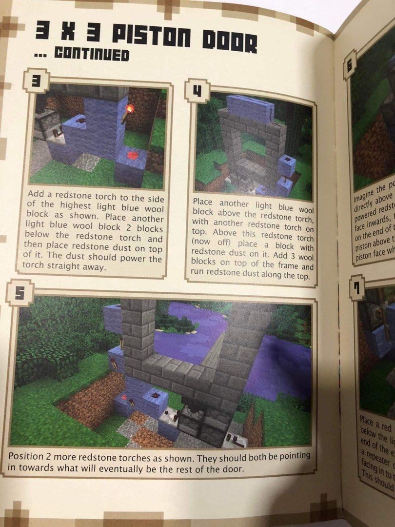 Minecraft Redstone Handbook Pages