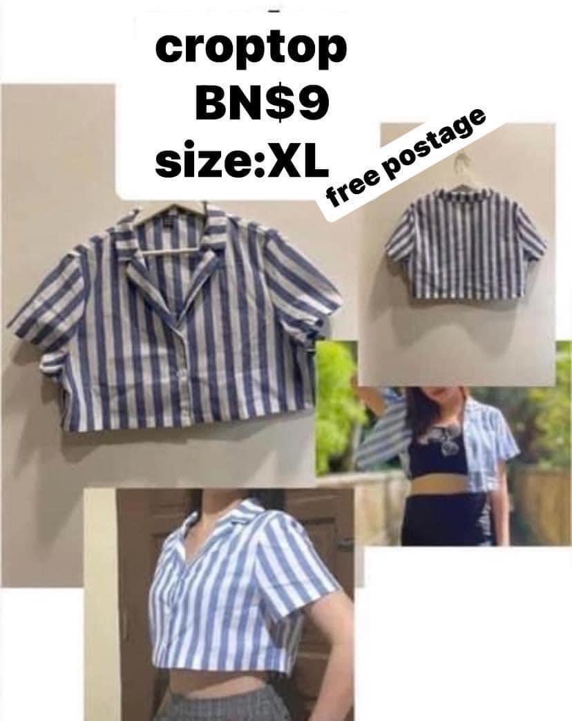 mixed top, Women's Fashion, Tops, Blouses on Carousell
