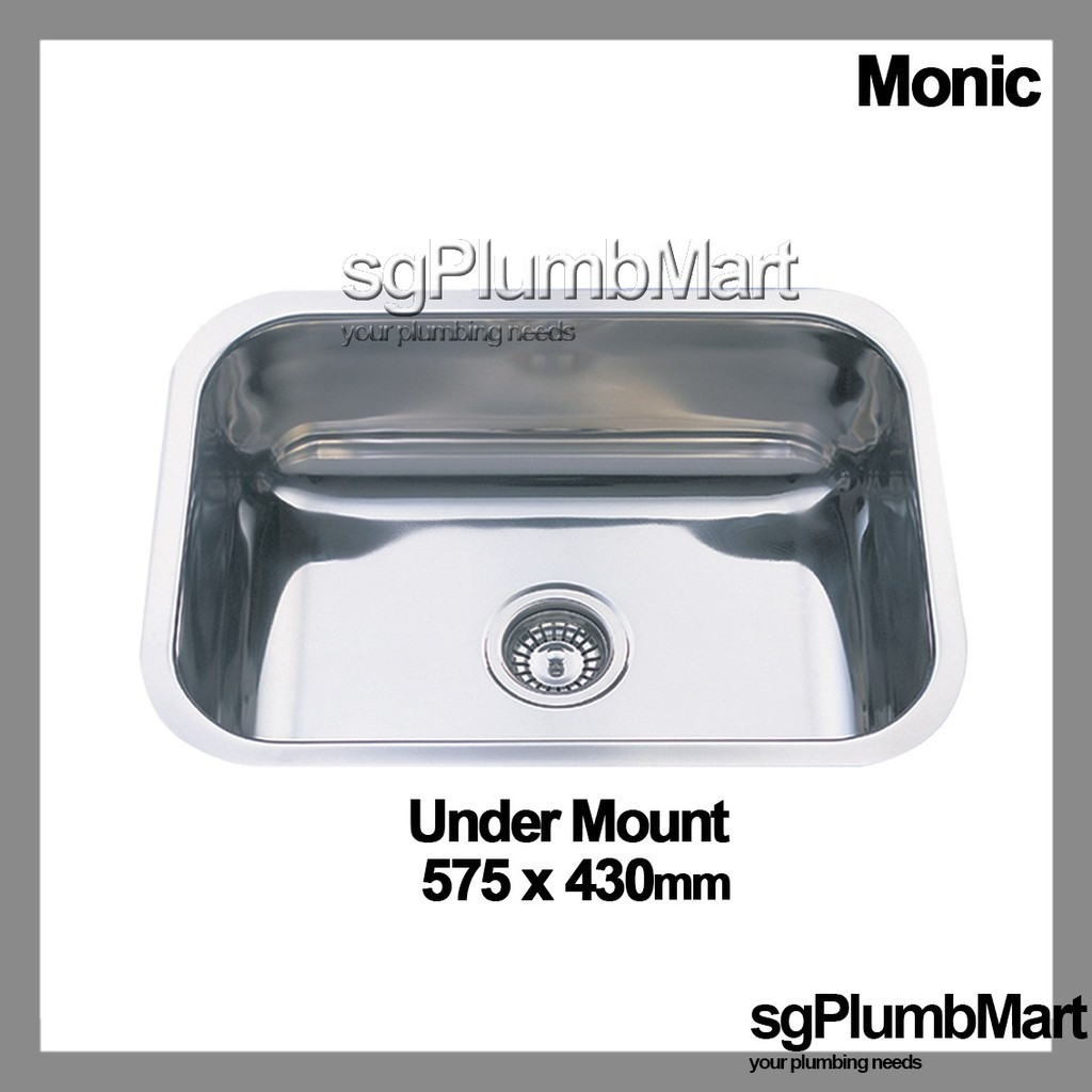 Monic x sgPlumbMart Undermount Stainless Steel Kitchen Sink U575 ...