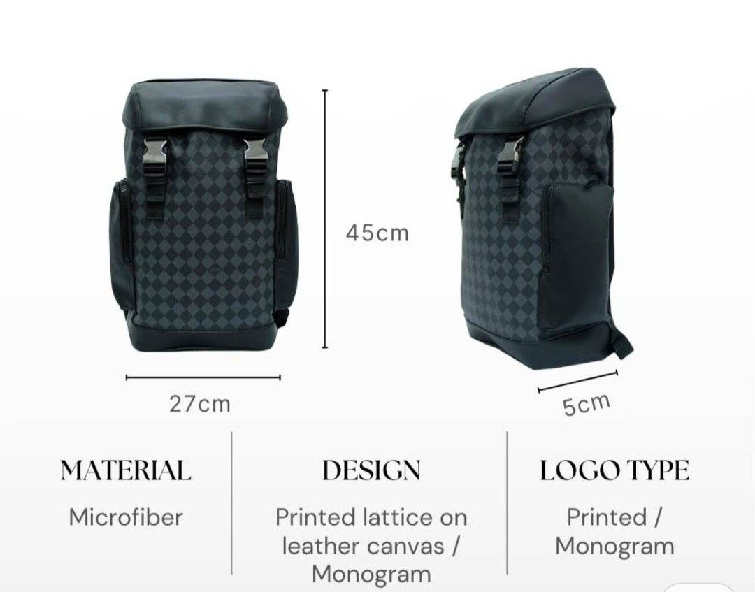 Monogram Alexandra Michelle, Men's Fashion, Bags, Backpacks on Carousell