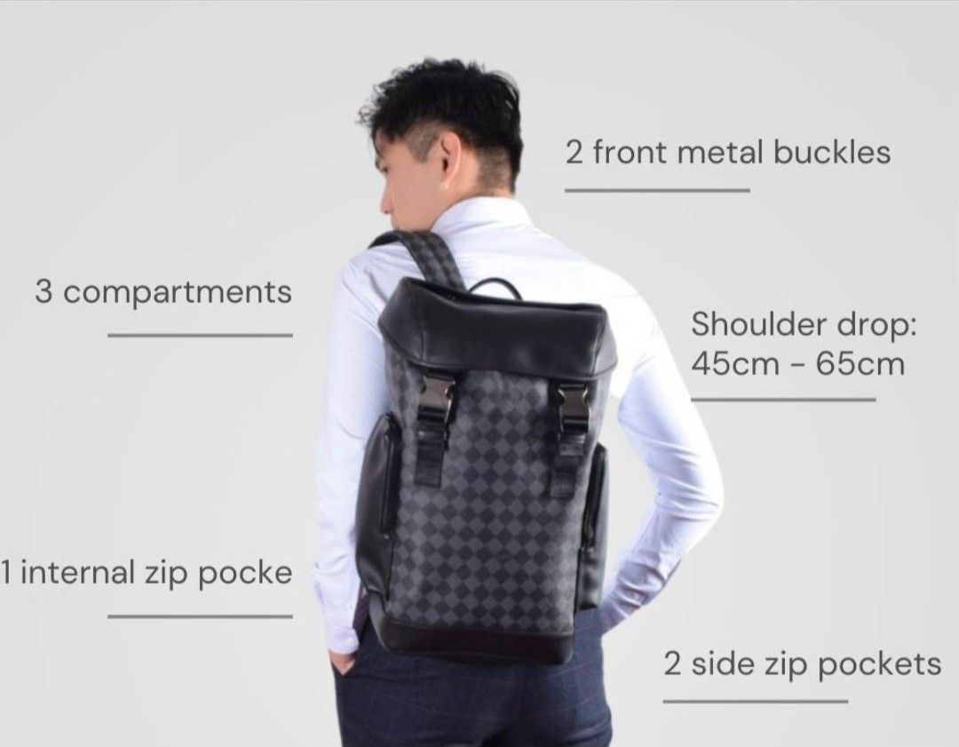 Monogram Alexandra Michelle, Men's Fashion, Bags, Backpacks on Carousell