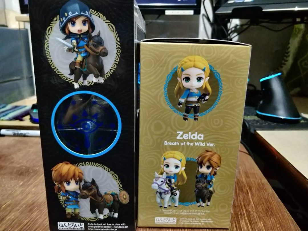 Nendoroid Link and Zelda Breath of the Wild Set, Hobbies & Toys, Toys ...