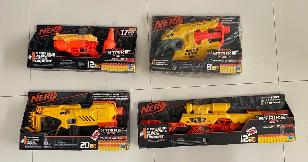 Nerf Alpha Strike, Toys & Collectibles, Mainan di Carousell