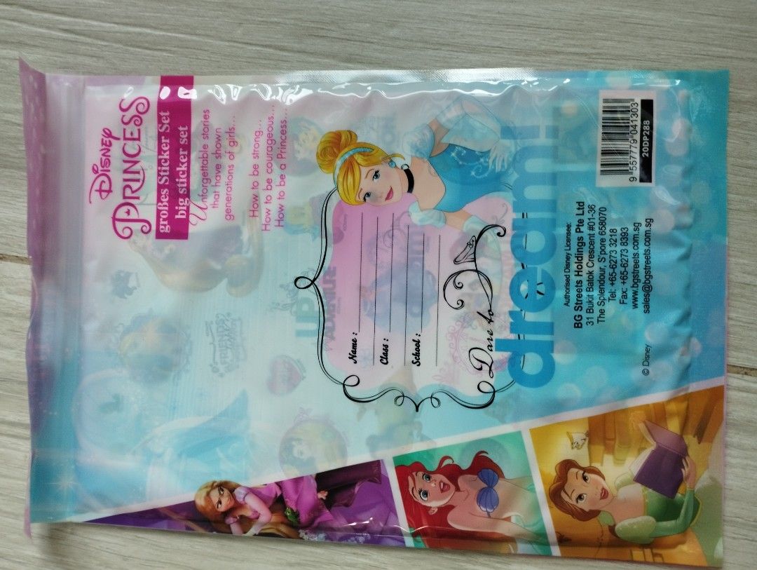 New in packaging: Disney Princess stickers, Hobbies & Toys, Stationery ...