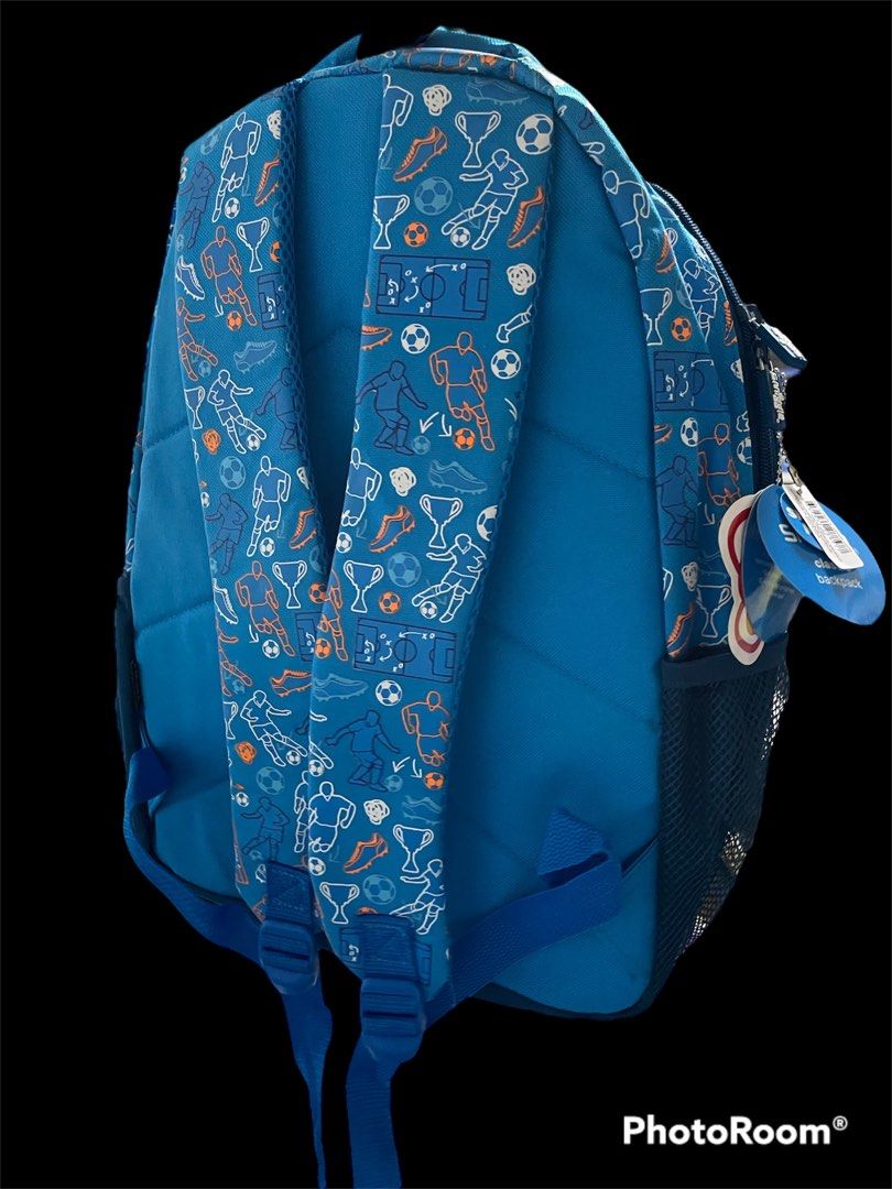 New Smiggle Blue Backpack, Men's Fashion, Bags, Backpacks on Carousell