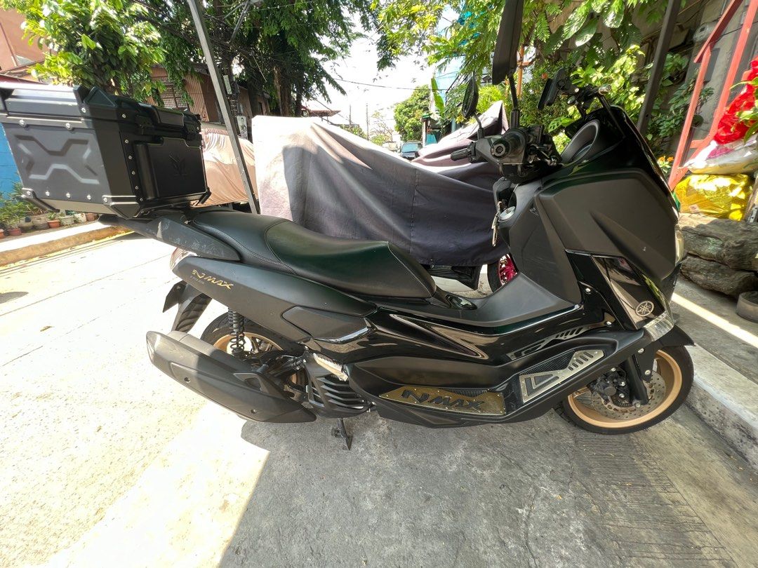 NMAX v1 MATTE BLACK ABS 2020, Motorbikes, Motorbikes for Sale on Carousell