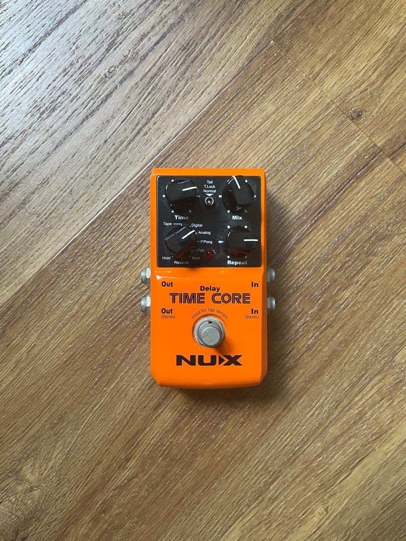 NUX Time Core Deluxe Delay Pedal, Hobbies & Toys, Music & Media, Music ...