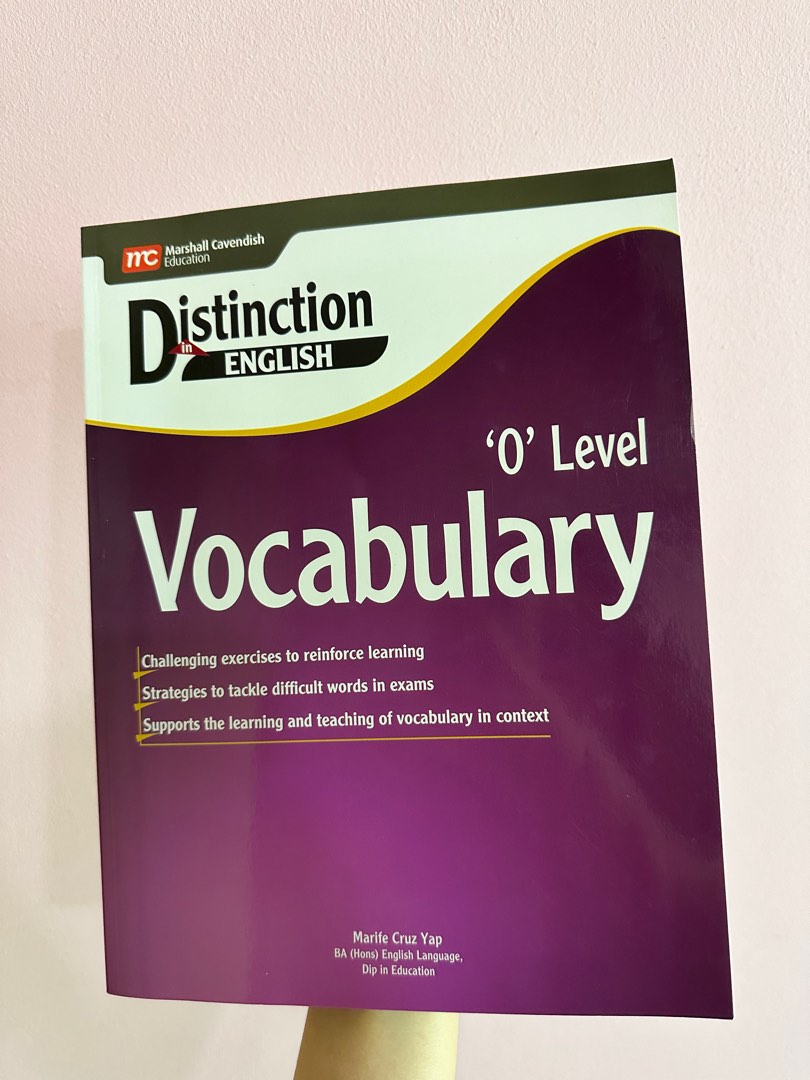 O level Vocabulary, Distinction in english, Hobbies & Toys, Books ...
