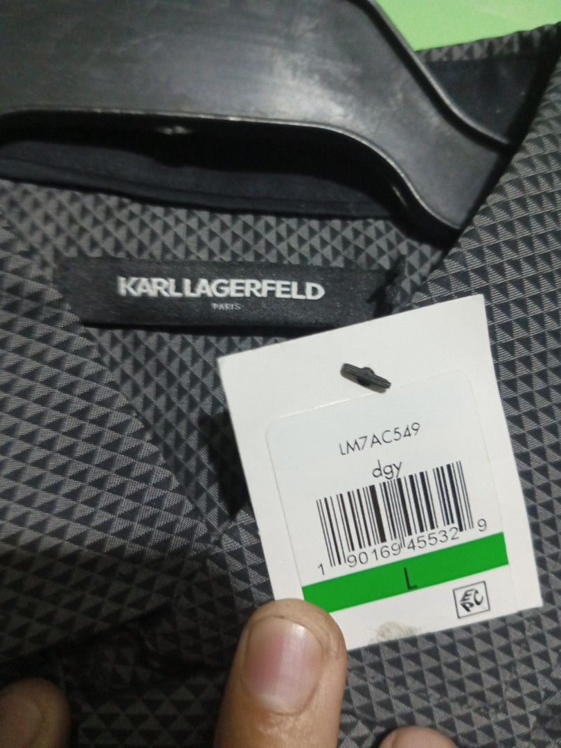 Original karl lagerfeld, Men's Fashion, Tops & Sets, Formal Shirts on ...