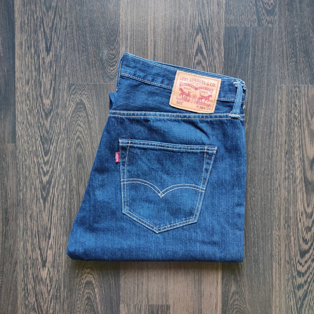 ORIGINAL LEVI'S® 501 DENIM JEANS | Classic Fit, Men's Fashion, Bottoms ...