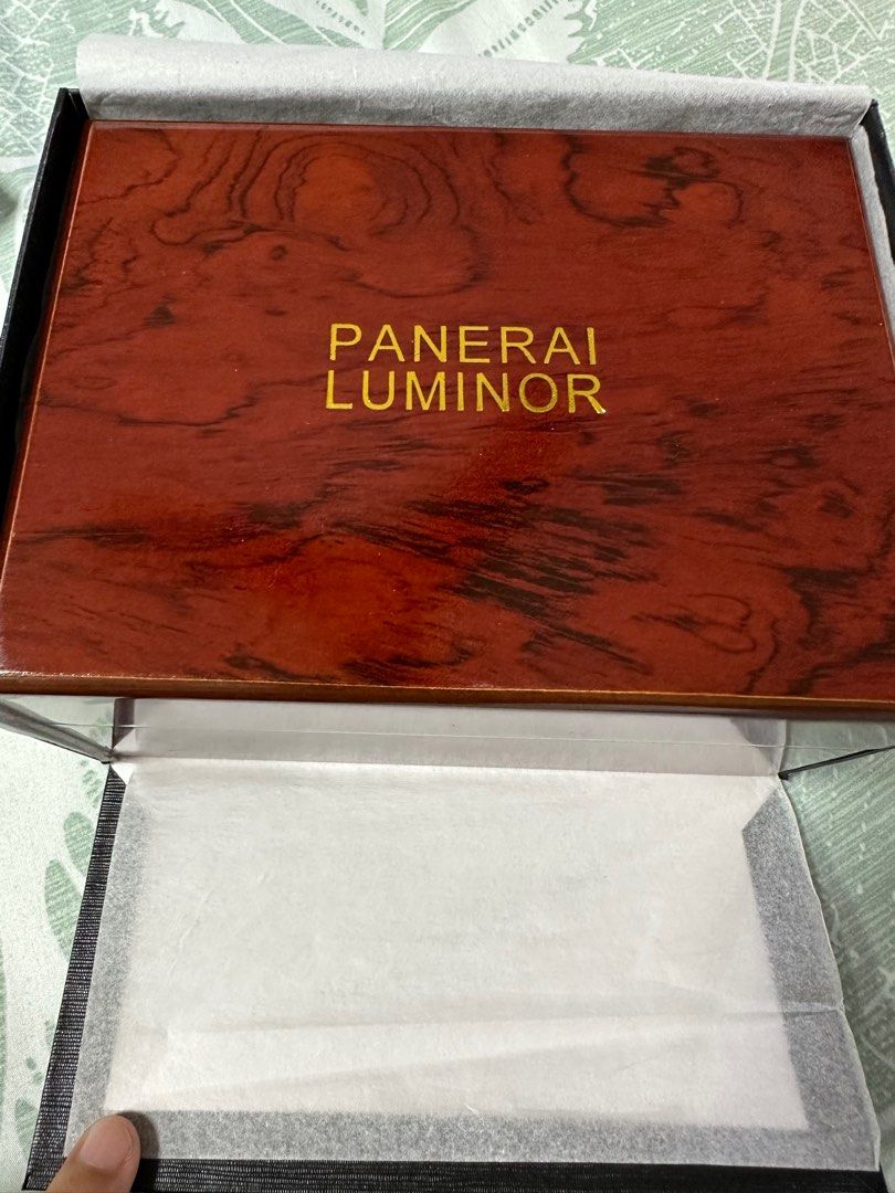 Original Panerai Luminor Watch Box, Luxury, Watches on Carousell