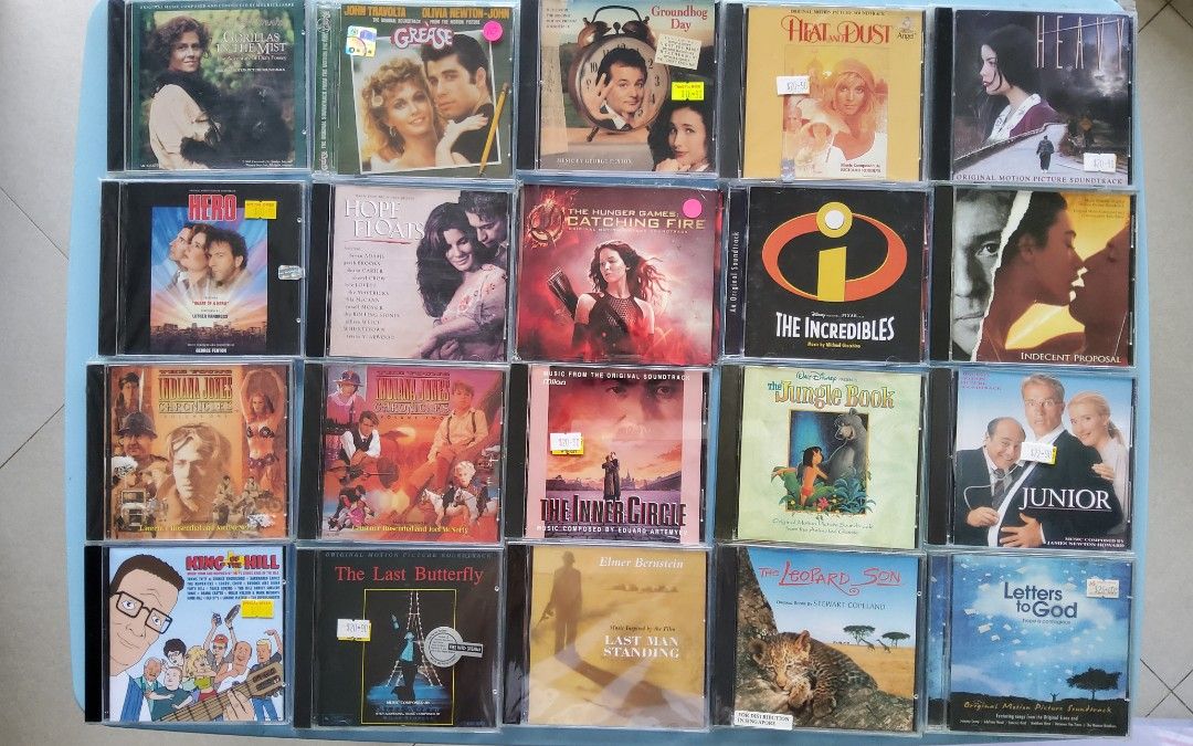 Original Movie Soundtrack OST Music CDs from $10 each or reasonable ...