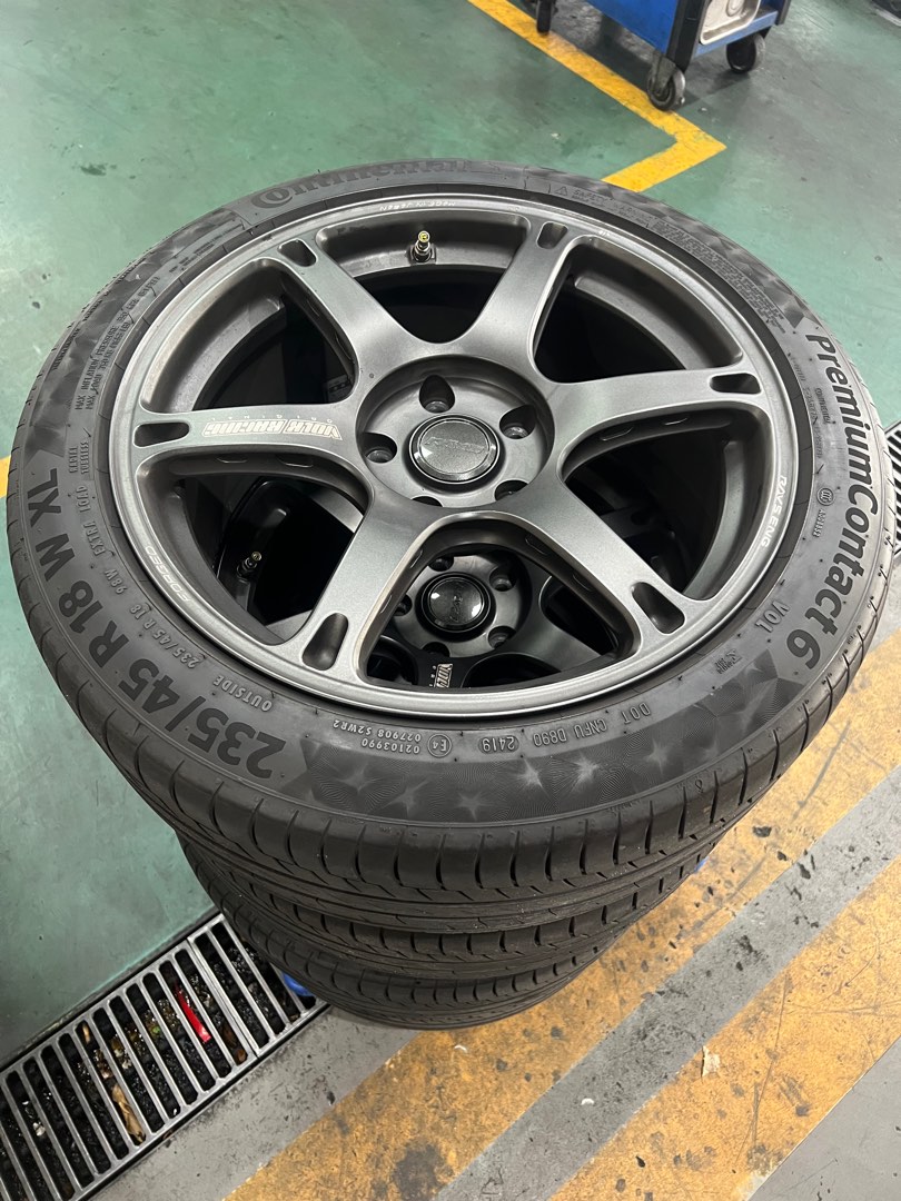 Original Volk Racing TE37, Car Accessories, Tyres & Rims on Carousell