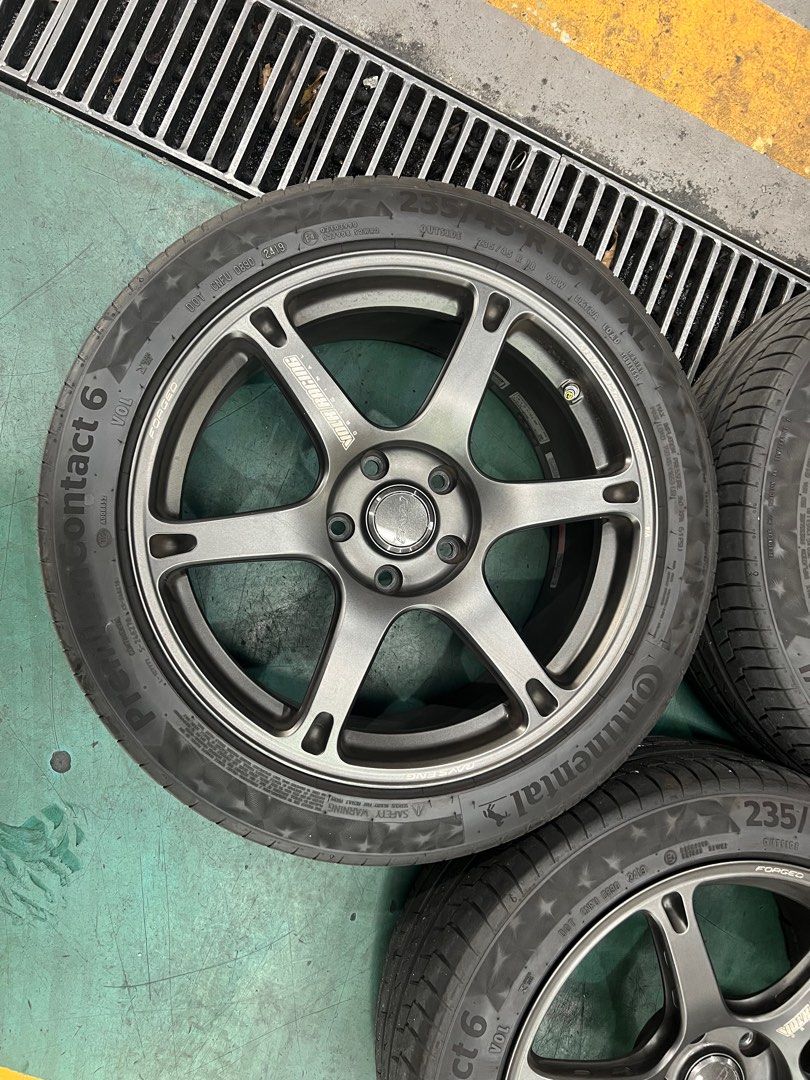 Original Volk Racing TE37, Car Accessories, Tyres & Rims on Carousell