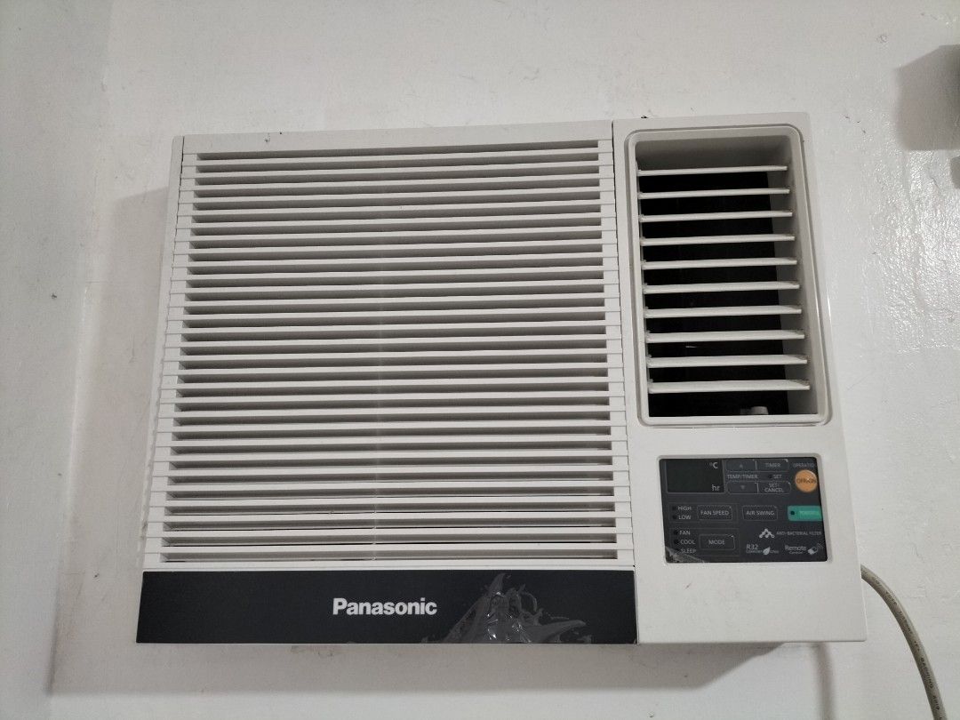 Panasonic window type aircon 0.5hp, TV & Home Appliances, Air ...