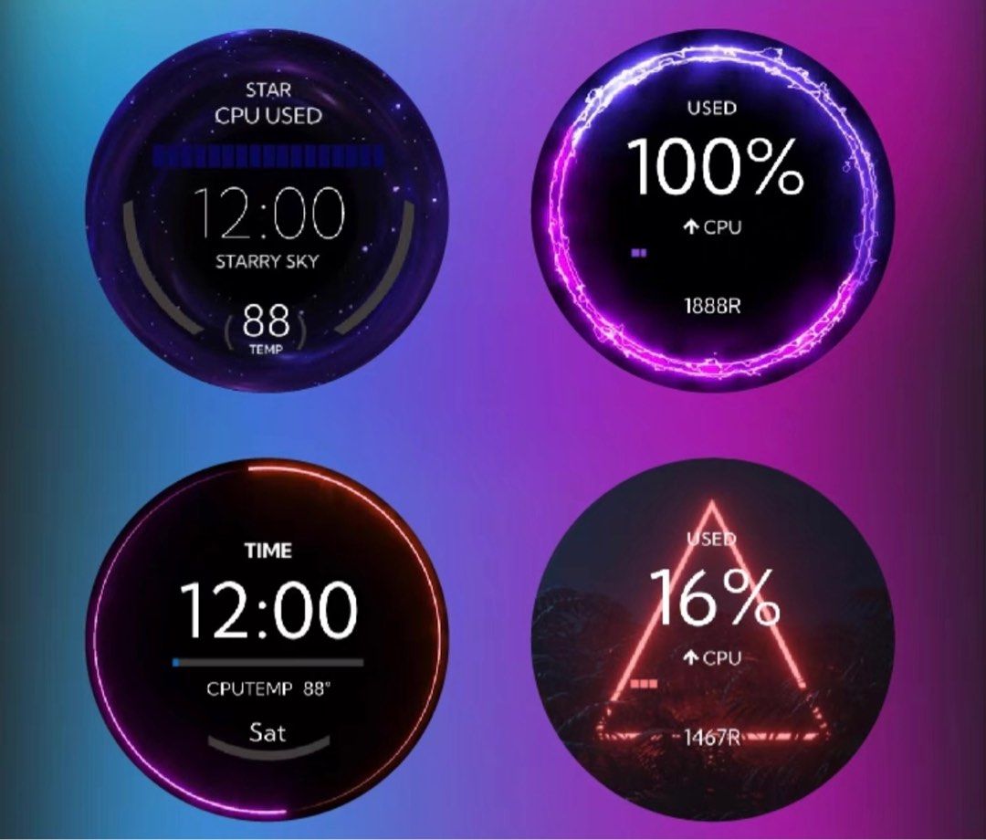 PC AIO cooler LCD screen (Allow all type of AIO equip with LCD ...