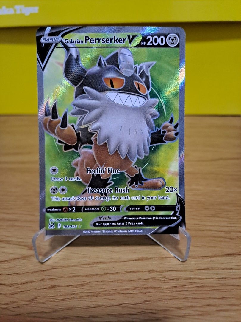 Perrserker V FA Full Art Pokemon Card, Hobbies & Toys, Toys & Games on ...