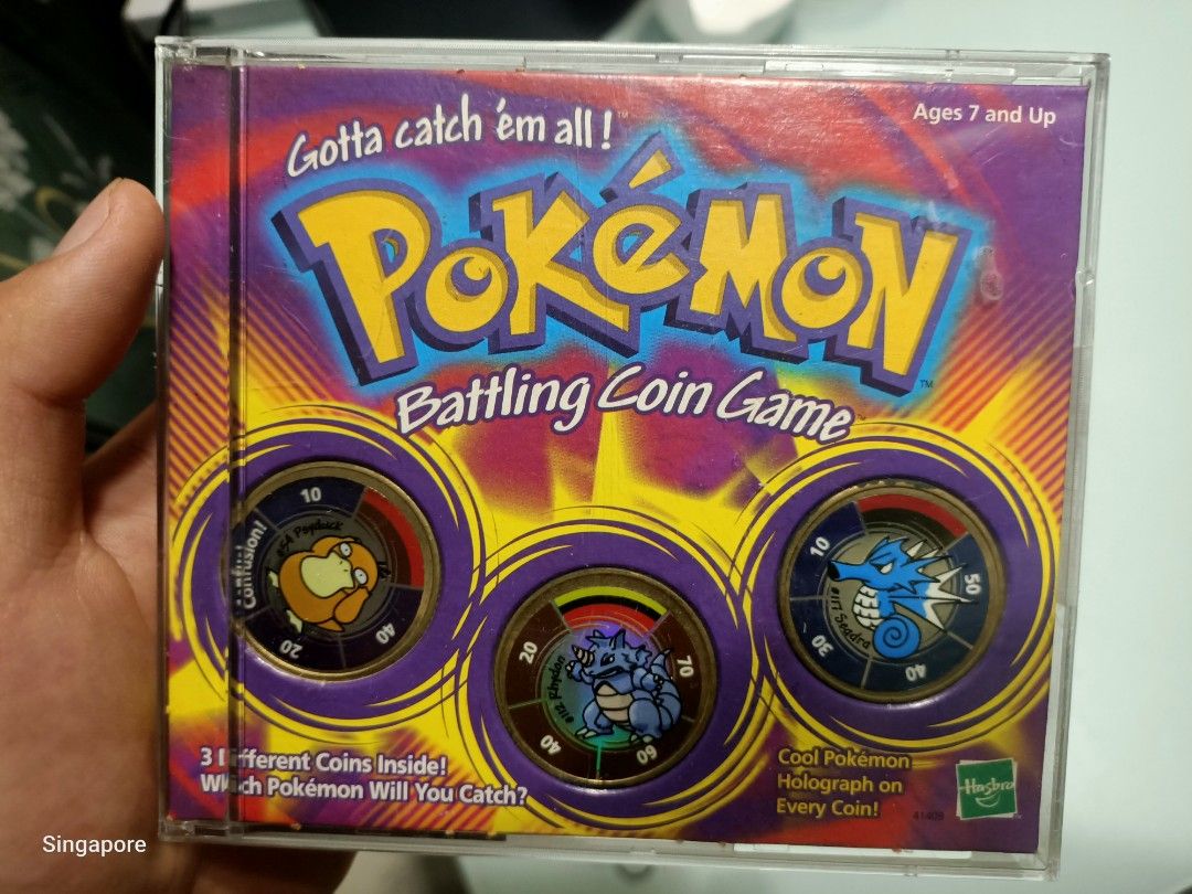Pokemon Battling Coins, Hobbies & Toys, Memorabilia & Collectibles, Fan ...