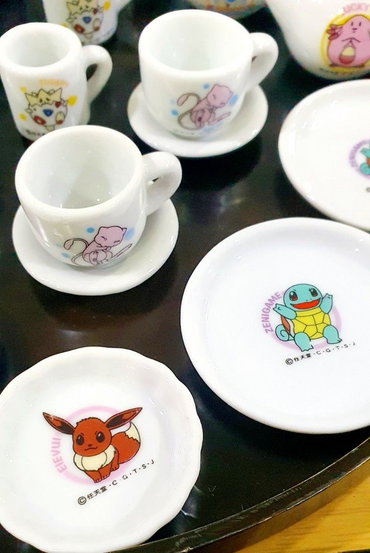 Pokemon porcelain Miniatures set of 22 pc, Hobbies & Toys, Toys & Games ...