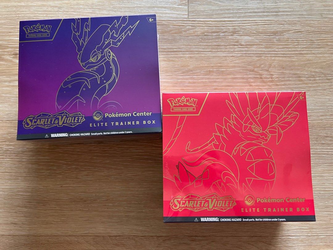 Pokemon TCG Scarlet Violet ETB - US Pokemon Centre Exclusive, Hobbies ...