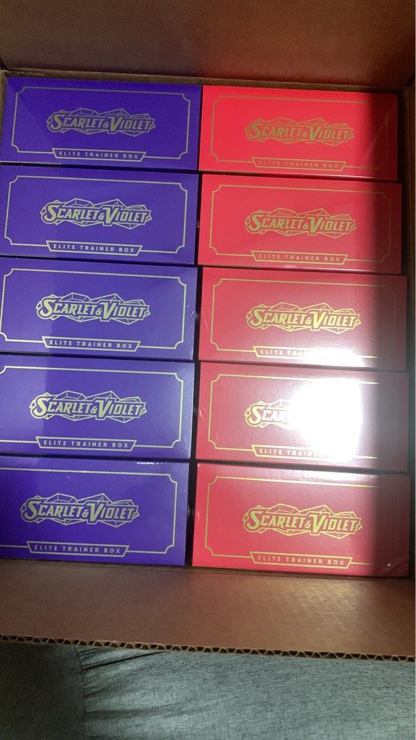 Pokemon TCG Scarlet Violet ETB, Hobbies & Toys, Memorabilia ...