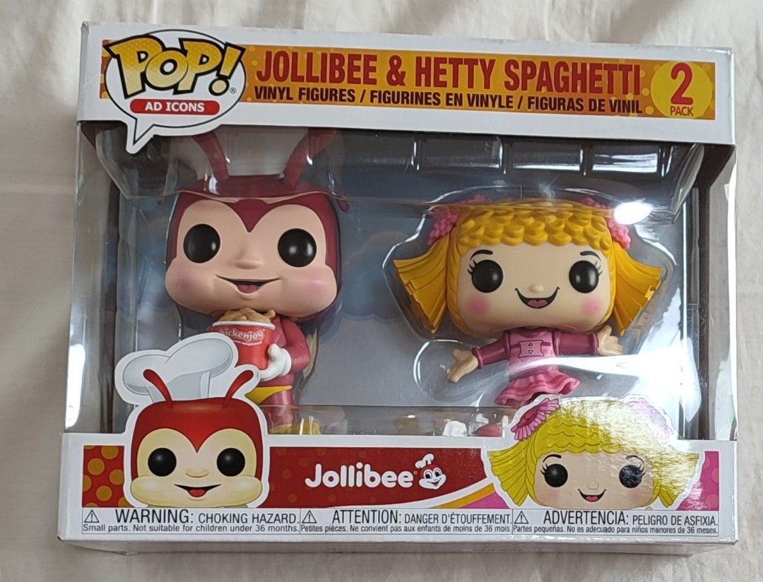 Pop! Ad Icons: Jollibee and Hetty Spaghetti, Hobbies & Toys, Toys ...
