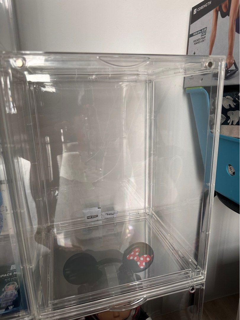Popmart 400% Magnetic Acrylic Display Case Storage Box, Hobbies & Toys ...