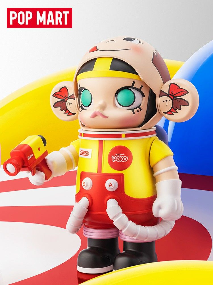[POPMART] POPMART SPACE MOLLY X PEKO-CHAN 400% FIGURINE BRAND NEW 295MM ...