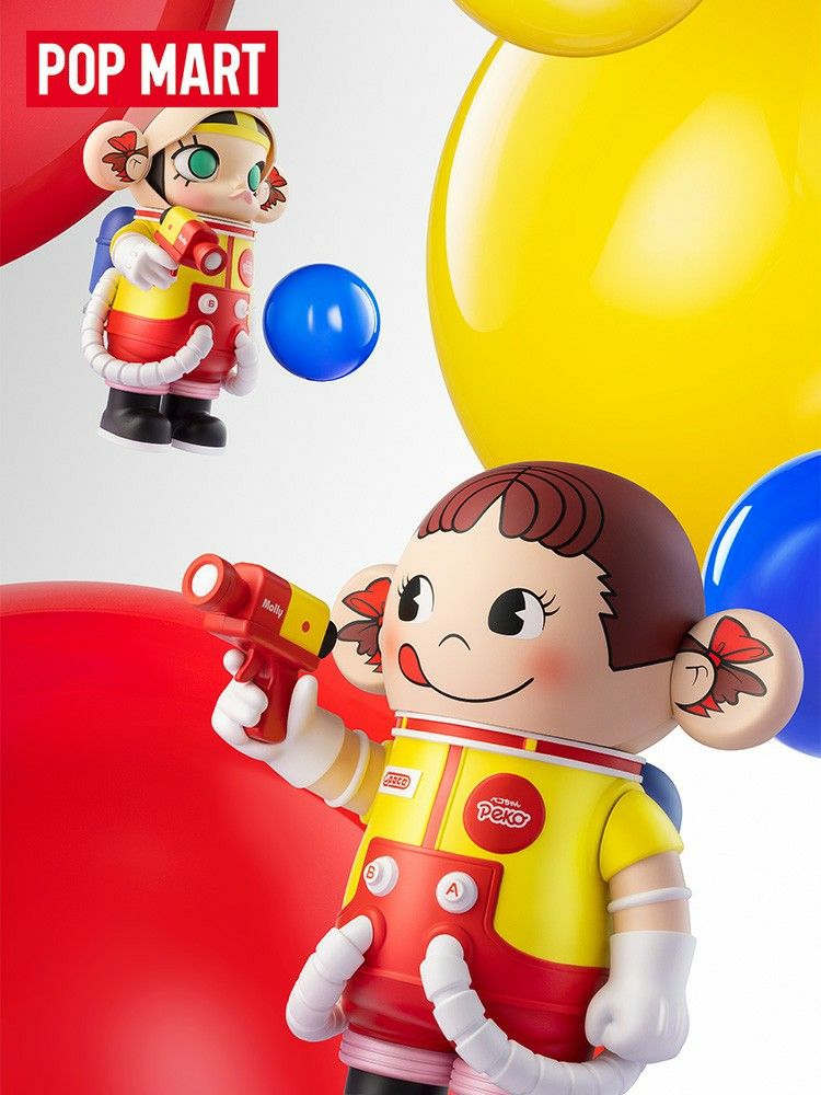 [POPMART] POPMART SPACE MOLLY X PEKO-CHAN 1000% FIGURINE BRAND NEW ...