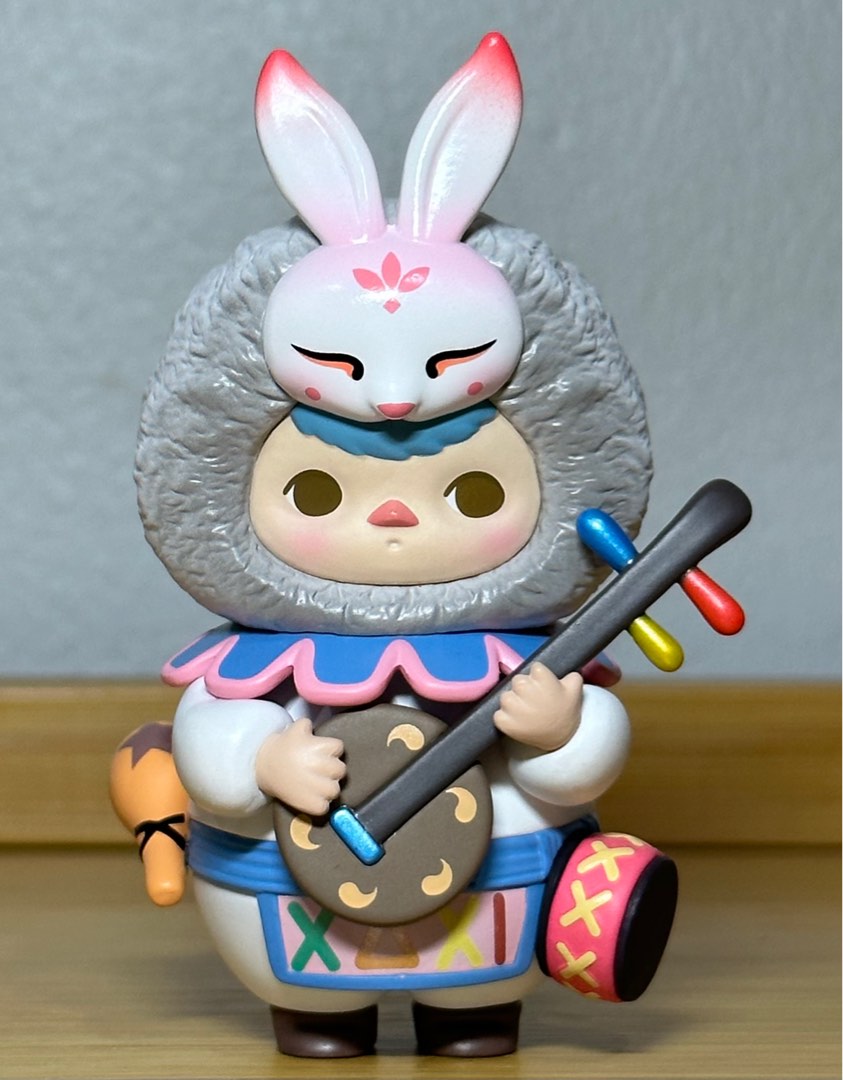 Popmart Pucky Festival Babies Fluffy Rabbit Baby on Carousell