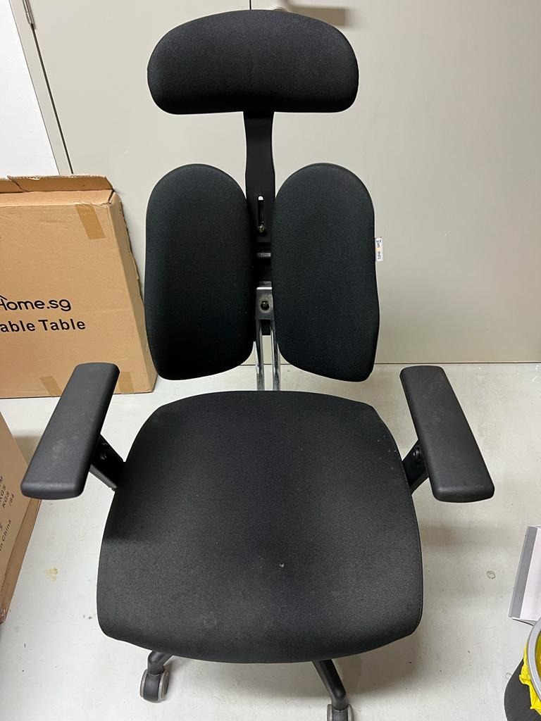 Pride Dual Back Office Chair ★ Ergonomic Chair ★ Dual Back Firm Support ...