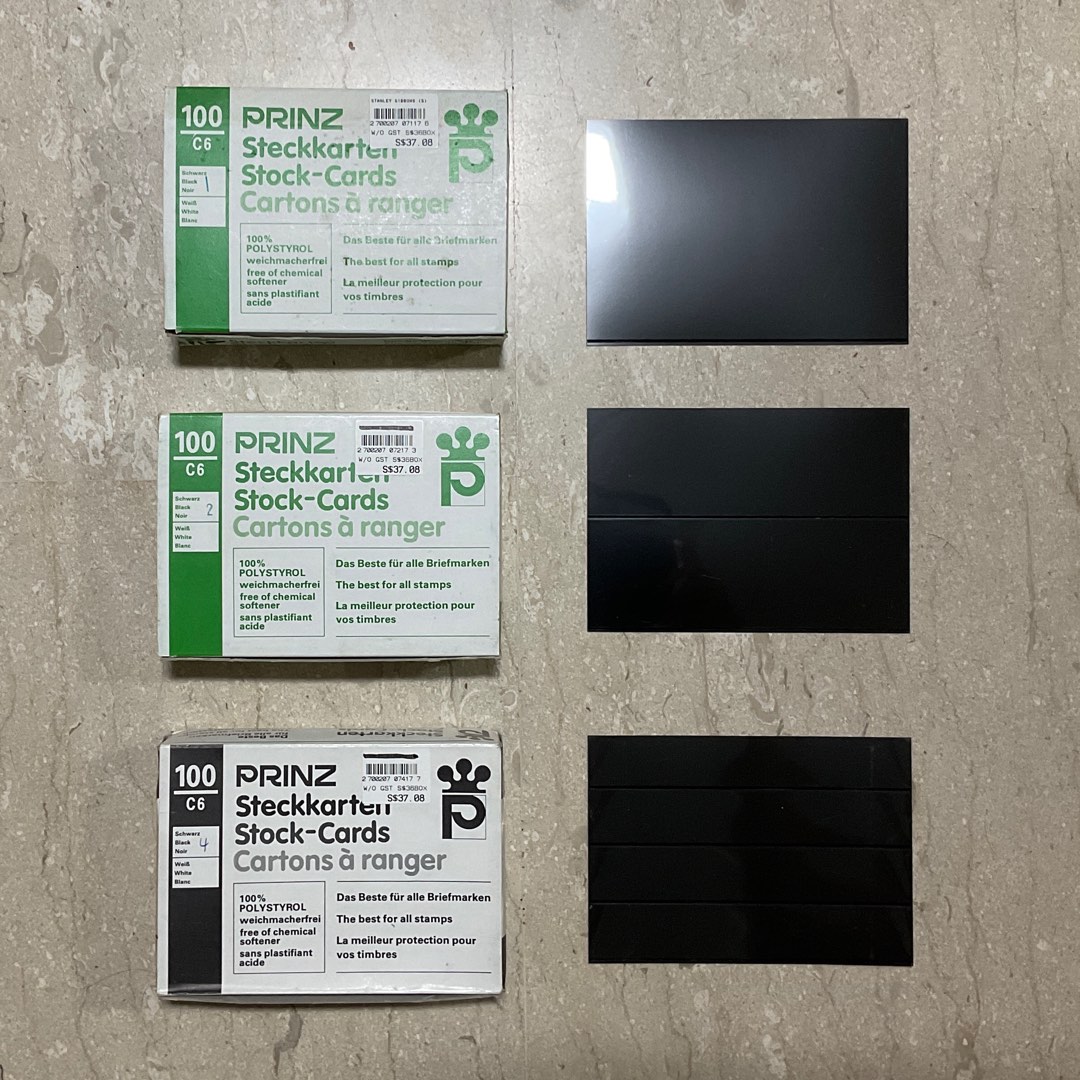 Prinz Stamp Accessories (Stock-Cards), Hobbies & Toys, Memorabilia ...