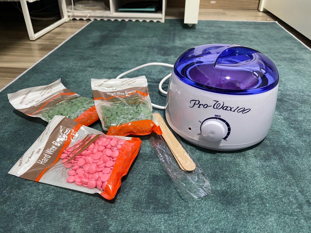 Pro-wax100 with 2 full packet of wax, Beauty & Personal Care, Hair on ...