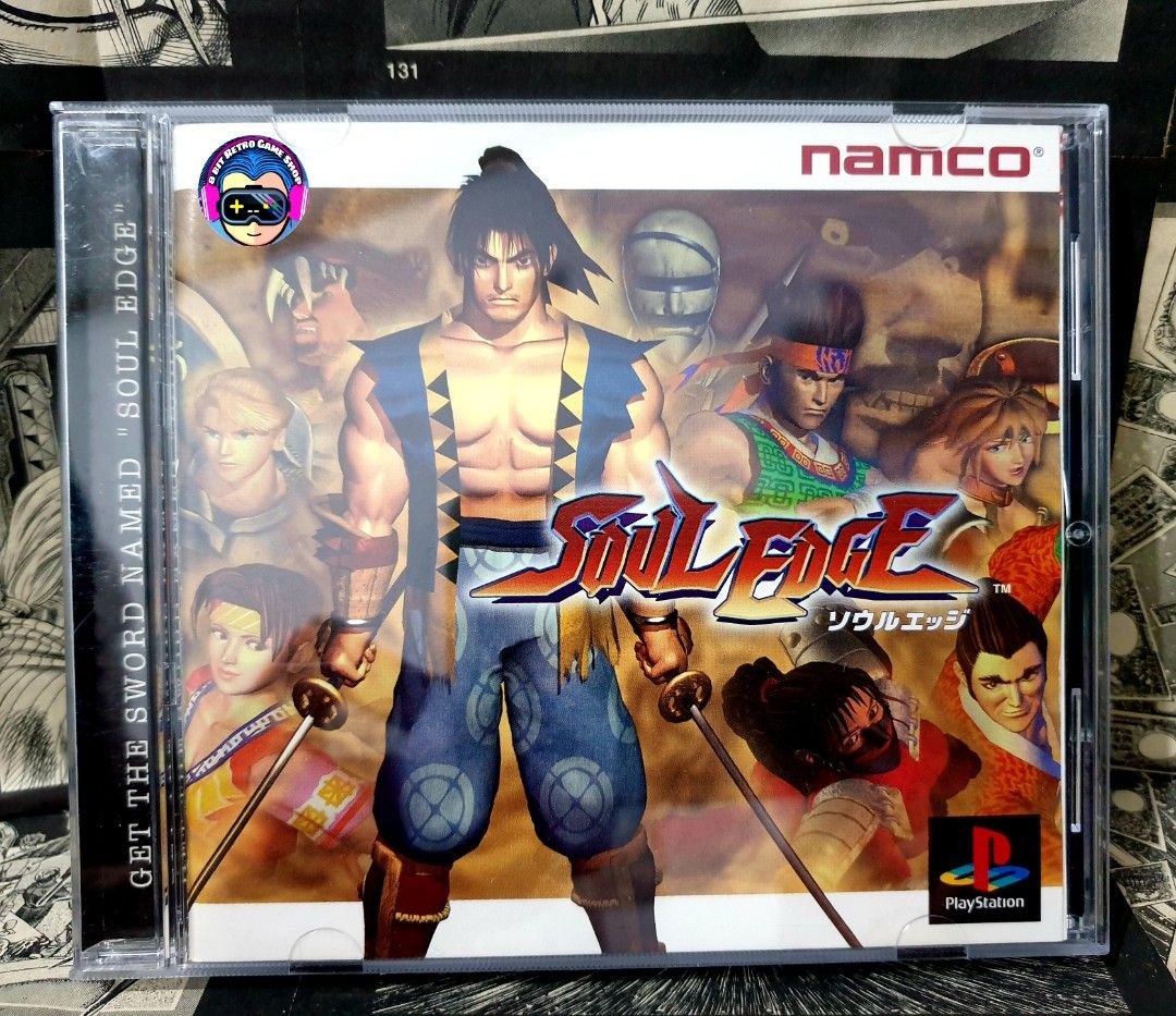 PS1 Soul edge ntscj japan region original, Video Gaming, Video Games ...