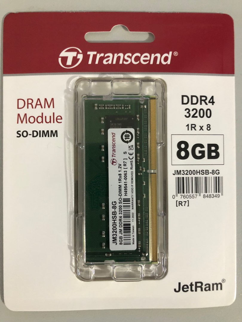 RAM DDR4 8GB, Computers & Tech, Parts & Accessories, Computer Parts on ...